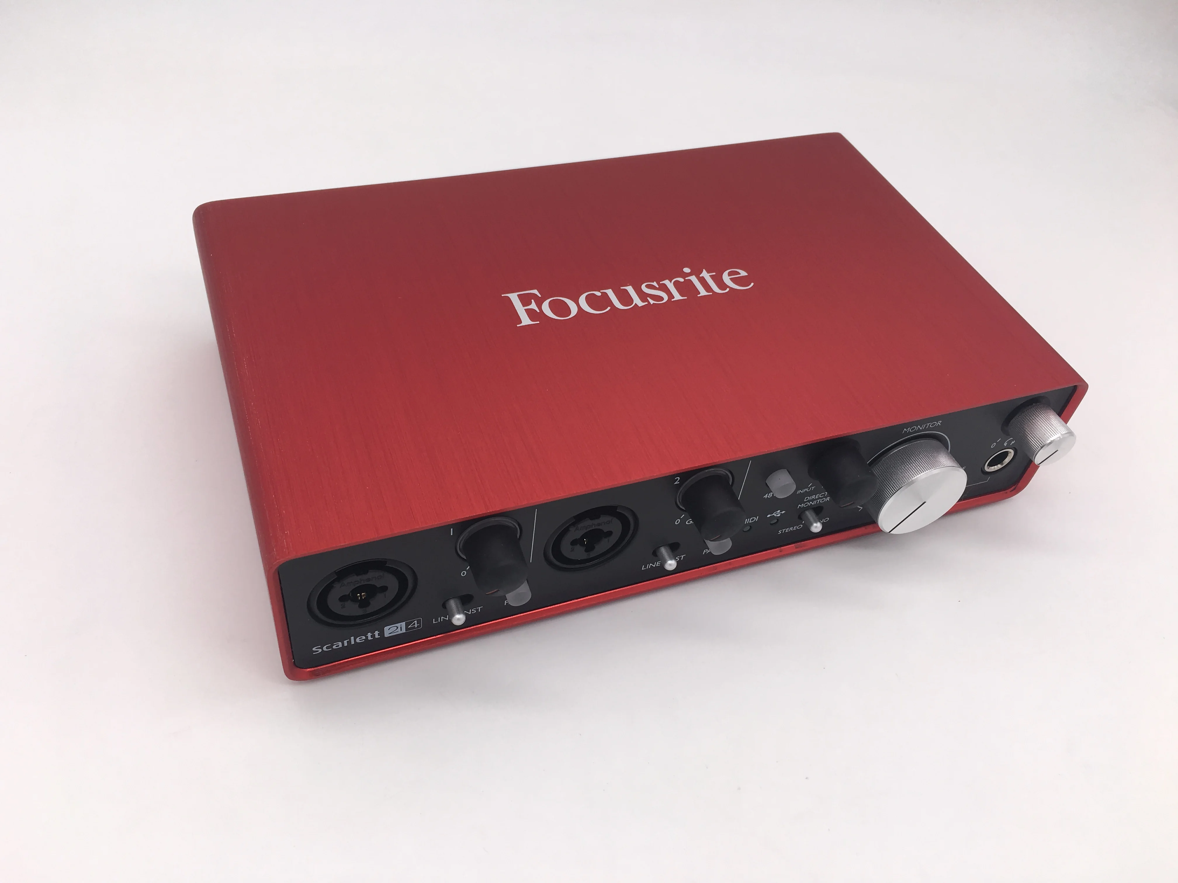 New Upgraded Focusrite Scarlett 2i4 (2nd gen) 2 in / 4 out USB audio ...