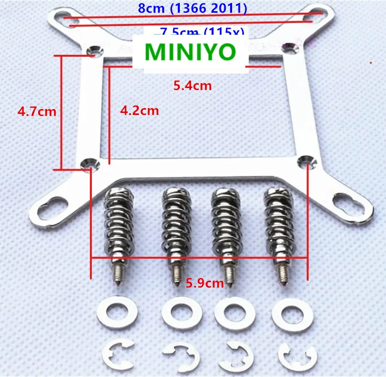 LGA1150 1151 1155 1156 1366 2011 AM4 DIY heatsink cpu cooler bracket ...