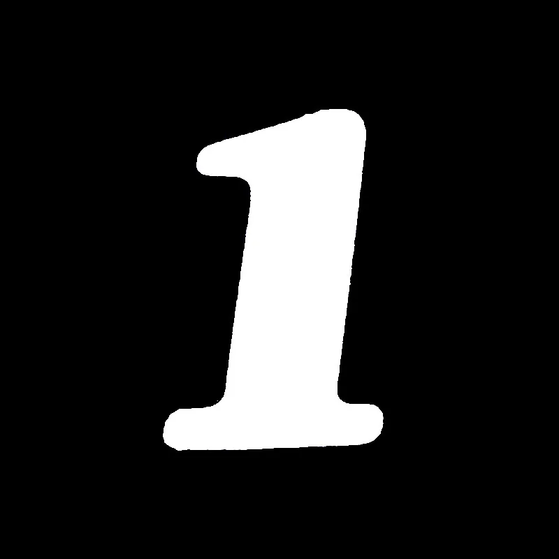 Fun-Personality-Number-1-Vinyl-Car-styling-Decal-Car-Sticker-Graphical ...