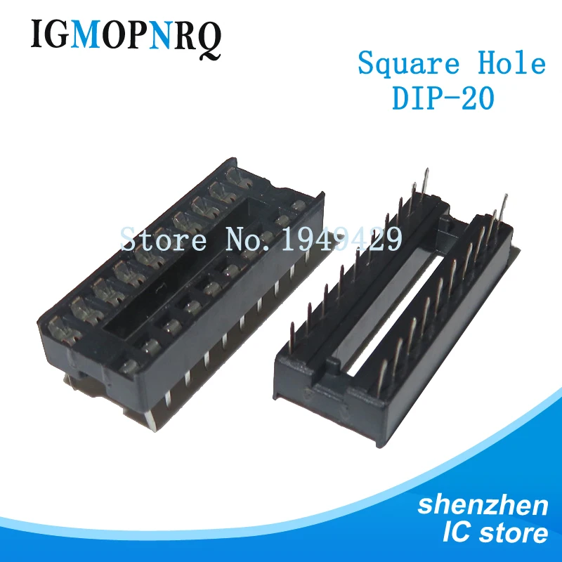 10 pzs 20pin DIP DIP20 IC Sockets Adaptador tipo soldadura|Circuitos ...