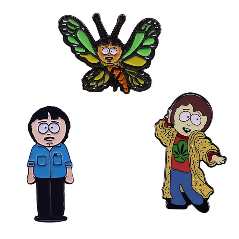 Security Guard Randy Marsh Pin Fun Cartoon South-park Brooch - Brooches ...