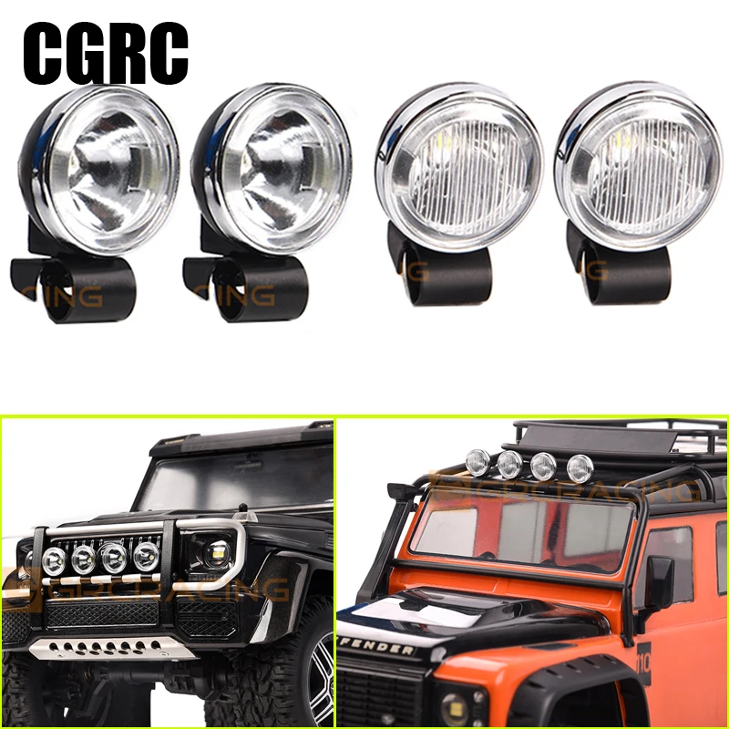 2pcs-Led-Spotlight-Headlamp-Dome-Light-18-20mm-for-1-10-1-8-RC-Crawler ...