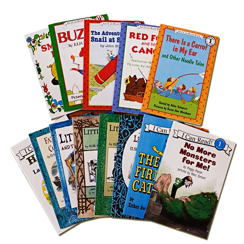 13-Book-set-I-Can-Read-LEVEL-2-English-Story-Picture-Books-for-Children ...