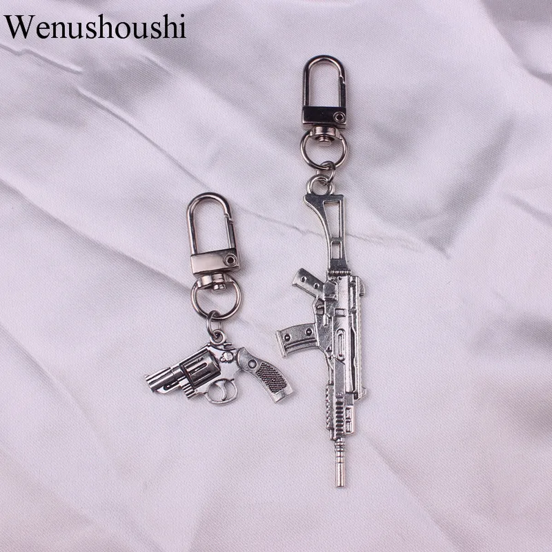 Guns Charms Keyring | Keychain Keychain | Pistol Key Chain | Keychain ...