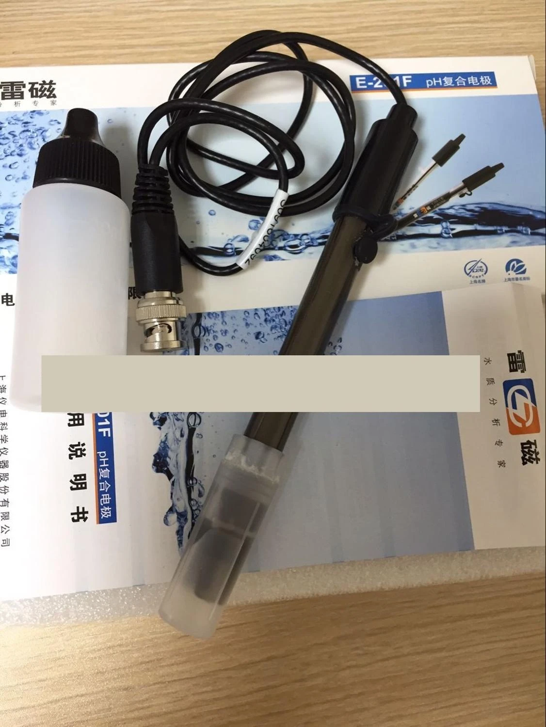 플라스틱 케이스 ph 복합 전극 E 201F 충전식/ph 전극/ph 측정기|기구 부품 & 액세사리| - AliExpress