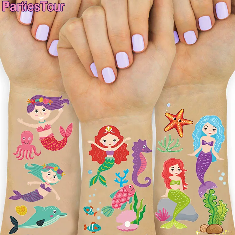 Little Mermaid Foot Tattoo