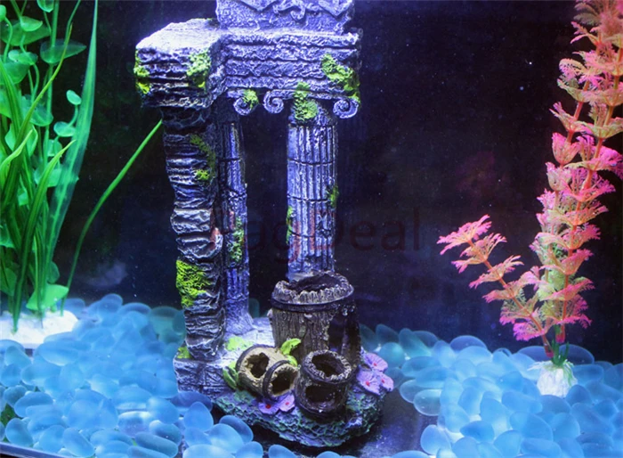 Roman Themed Fish Tank