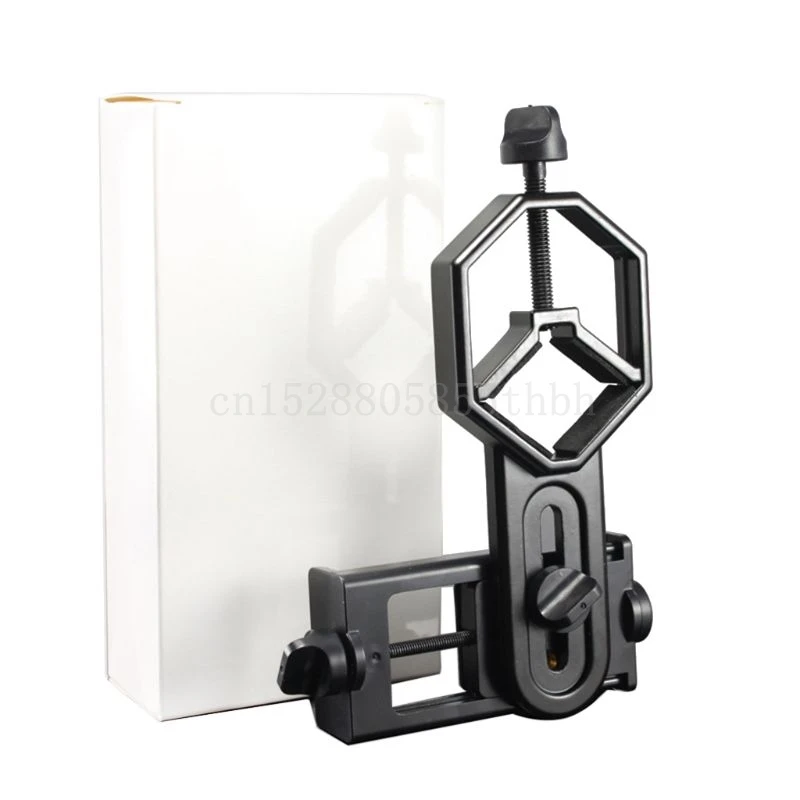 Adjustable Metal/ABS Phone Adapter Stand Holder Microscope Telescope ...
