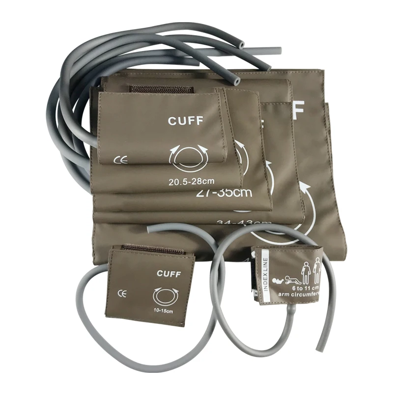 All-Sizes-In-One-Set-Reusable-Blood-Pressure-NIBP-Cuff-With-Single-Tube ...