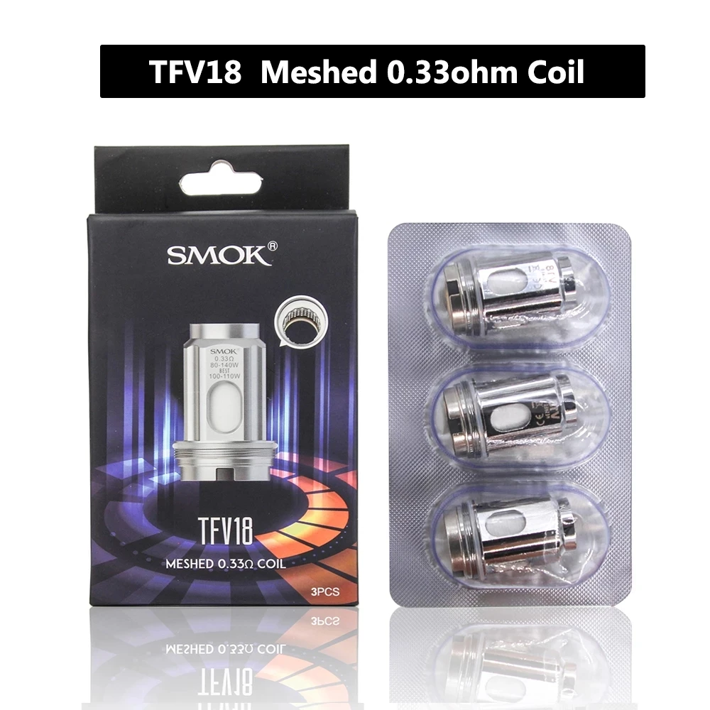 SMOK-bobina-TFV18-Original-doble-malla-0-15ohm-V18-malla-0-33ohm-TFV18 ...