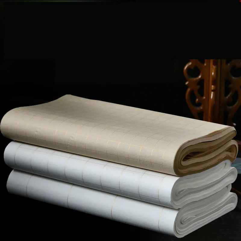 Bamboo Paper Rijstpapier Calligraphy Paper With Grids Carta Di Riso ...