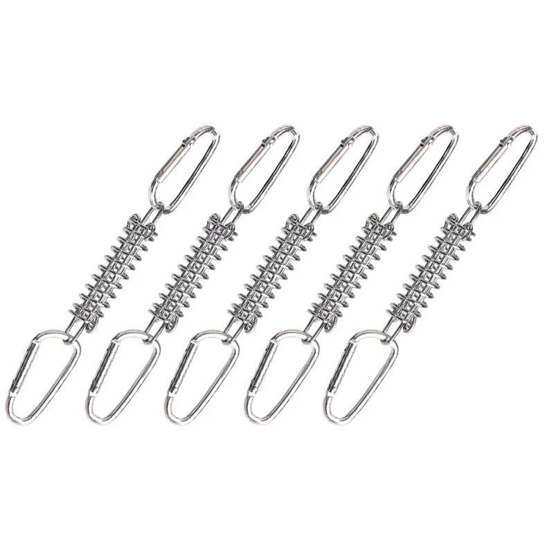 5Pcs Outdoor Tent Rope Tensioner Camping Pegs Windproof Spring Tent ...