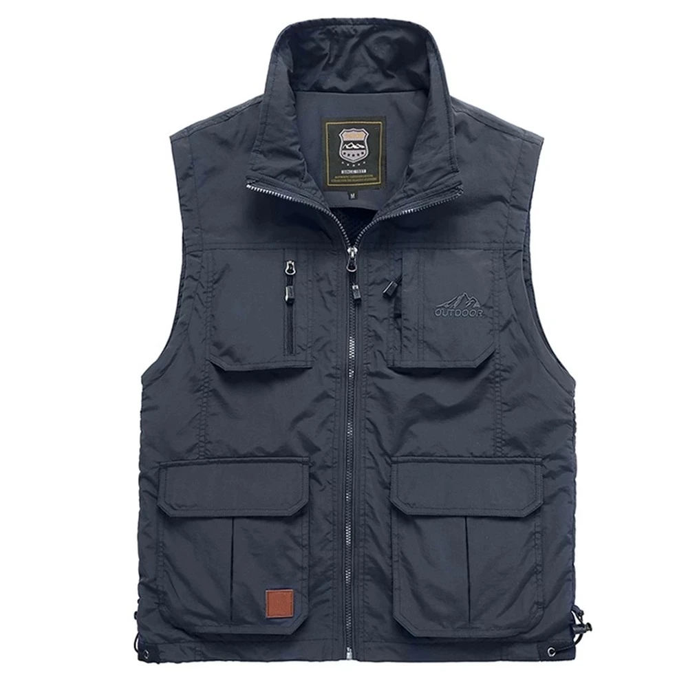Summer-Spring-Mesh-Thin-Multi-Pocket-Vest-for-Male-LargeSize-Male ...