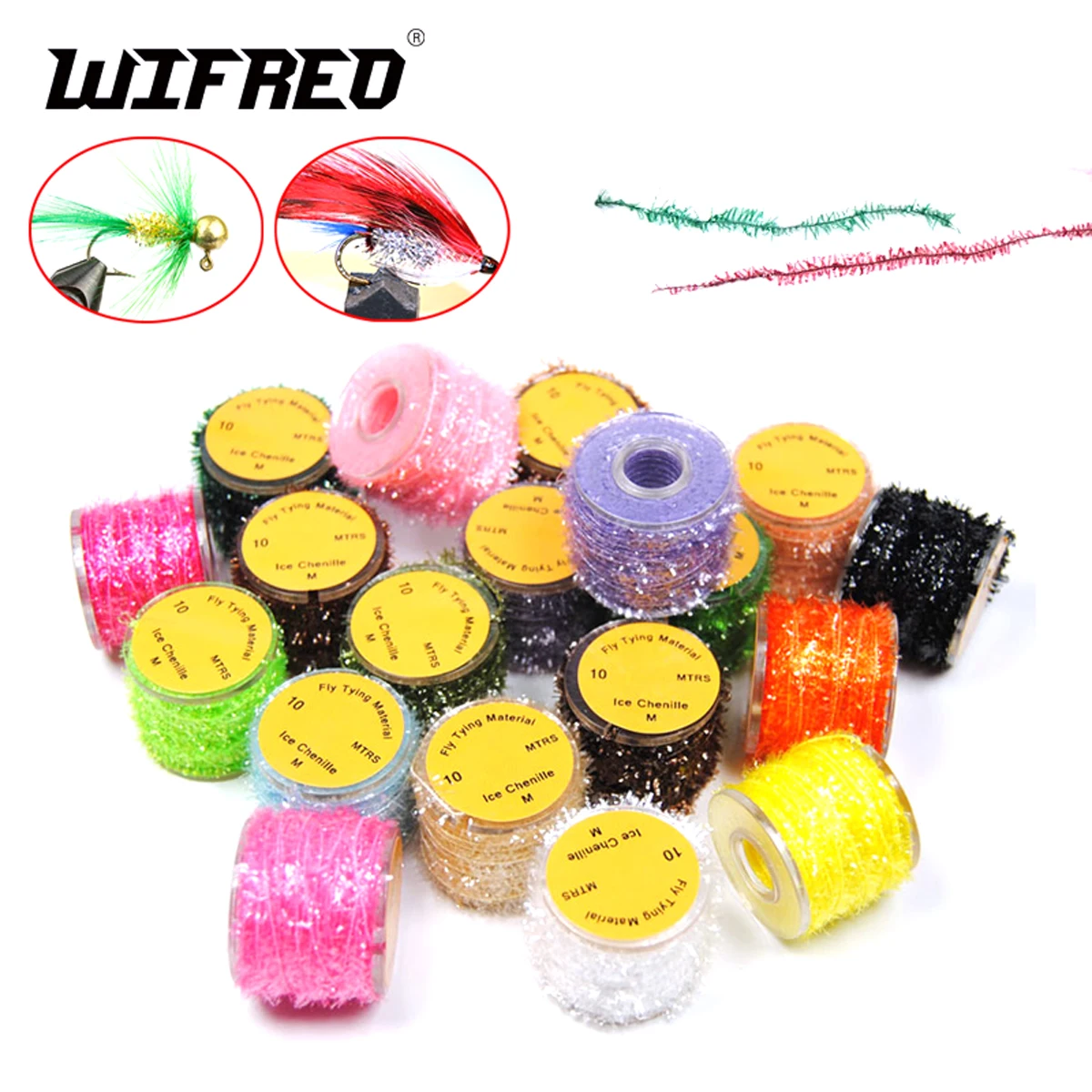 Fishing Fly Tying Chenille | Fly Tying Materials Ice | Ice Fishing ...