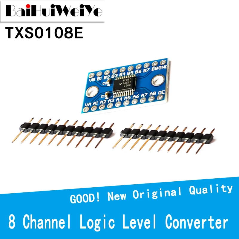 8 Channel Logic Level Converter Bi-Directional High Speed Full Duplex ...