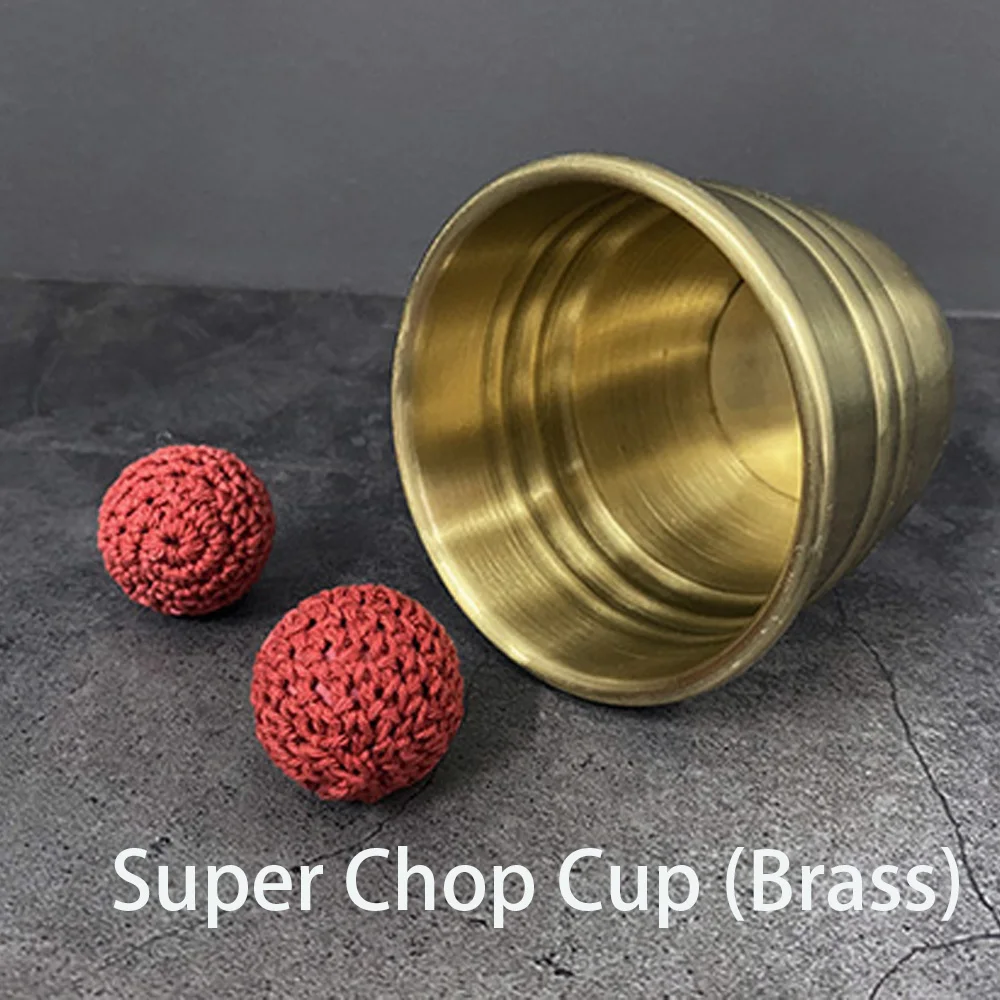 Super-Chop-Cup-Brass-Aged-Magic-Tricks-Ball-Appear-Vanish-Magia ...