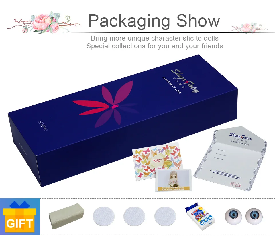 Xike Doll BJD Shuga Fairy 5stardoll Quintus fantasy head cosmetics dolls professional makeup Toy ...