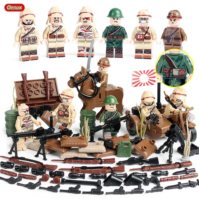 New WW2 Mini Soviet Russian Army Soldiers Figures Military Small ...