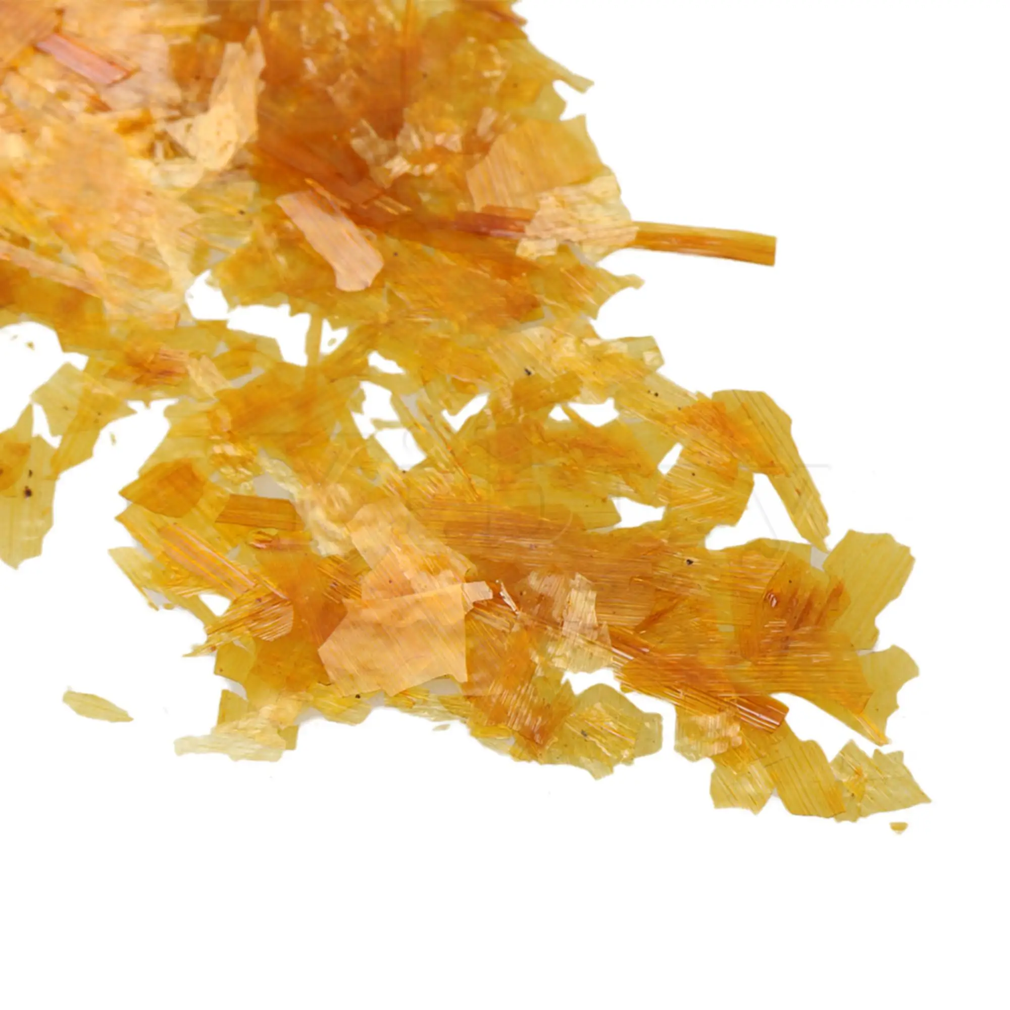 Yibuy Yellow Super Blonde Shellac Flakes Around for Adhesive Coating ...