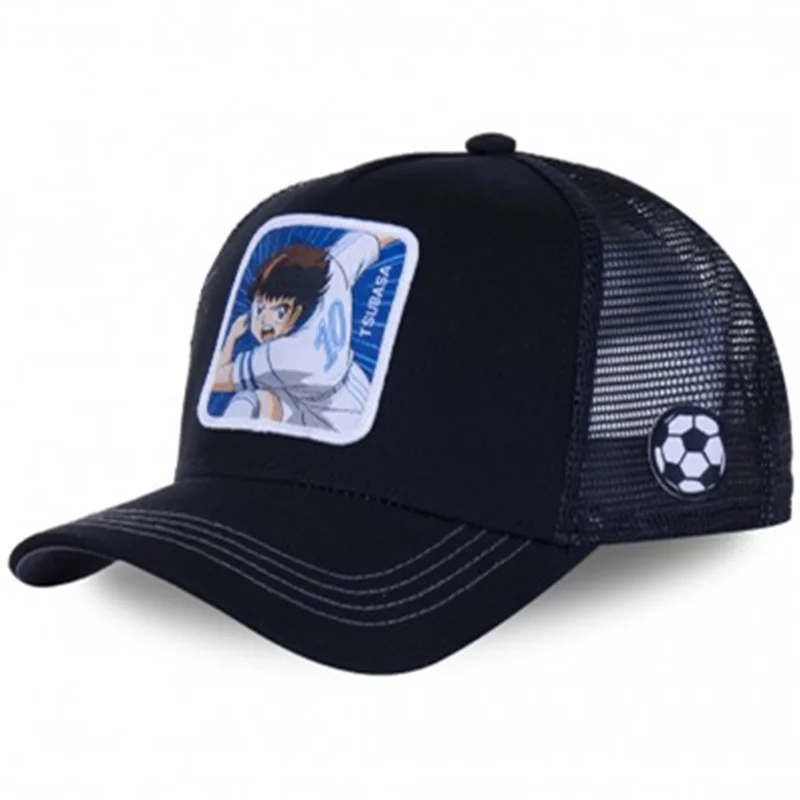 Gorra de béisbol de algodón con estampado de dibujos animados para hombre y mujer, gorro de ...