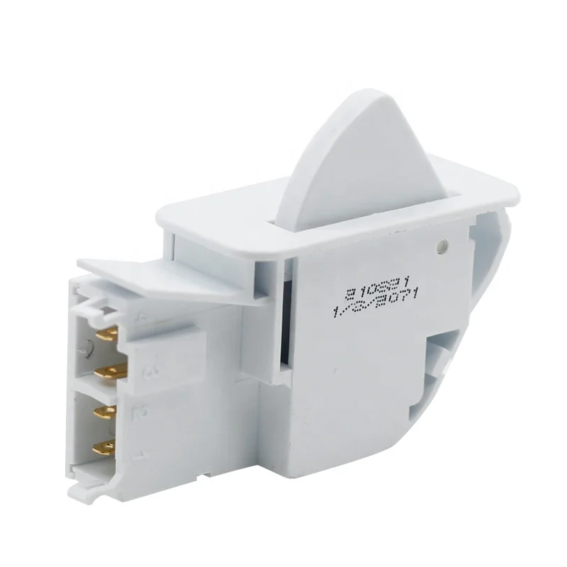New White Refrigerator Door Push Button Switch Replacement Fridge Part ...
