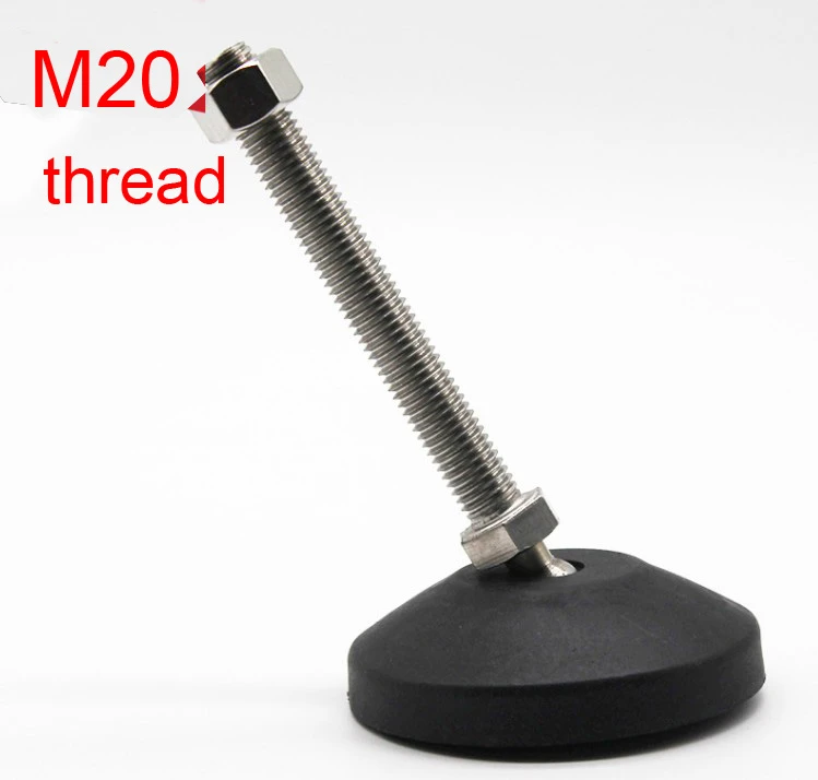 M20 Thread Screw Bolt Nylon Universal Adjustable Feet Leveling Foot ...