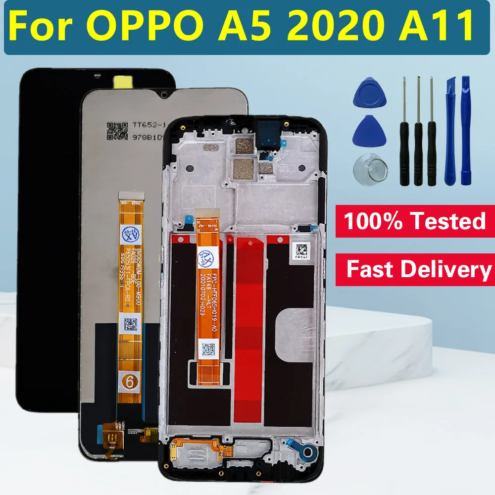 Tested-6-5-For-OPPO-A11-PCHM10-LCD-Display-With-Frame-Touch-Screen ...