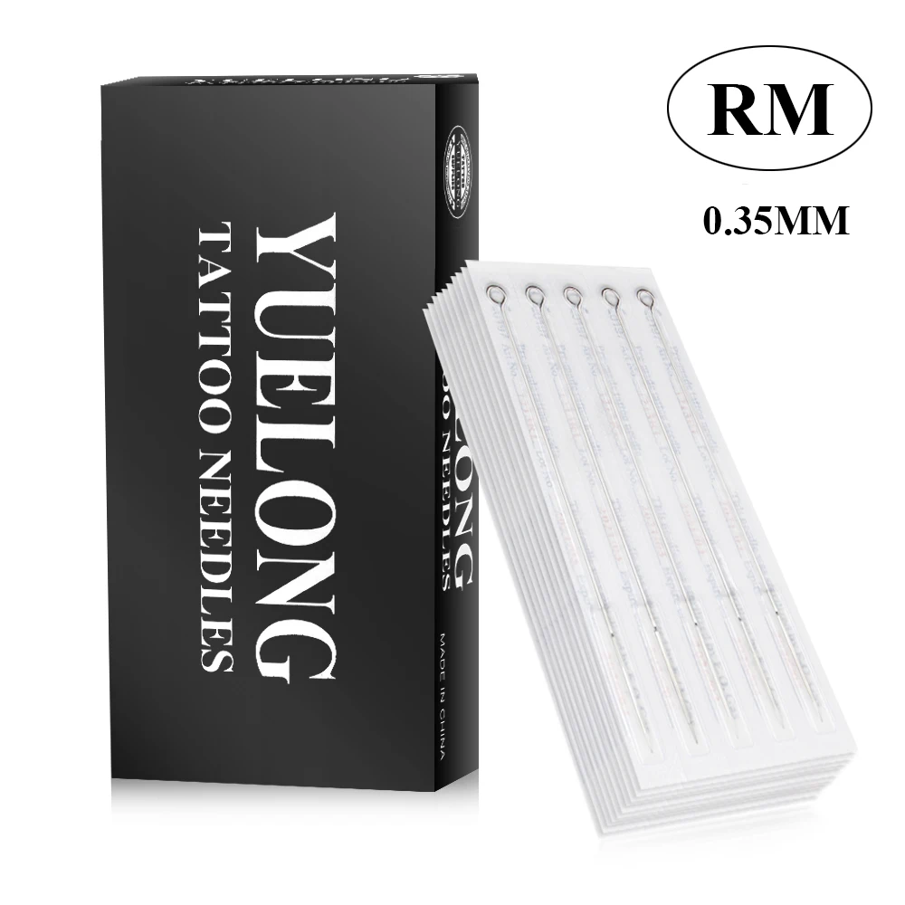 50PCS Professional Tattoo Needles 5RM 7RM 9RM 11RM 13RM 15RM Size ...
