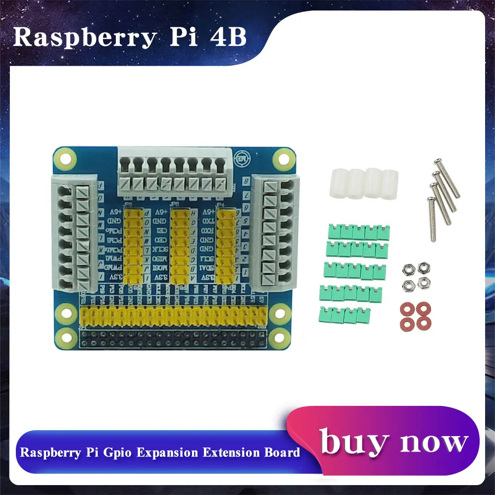 Raspberry Pi 4 Model B GPIO Expansion Board Extension Module for Robot ...