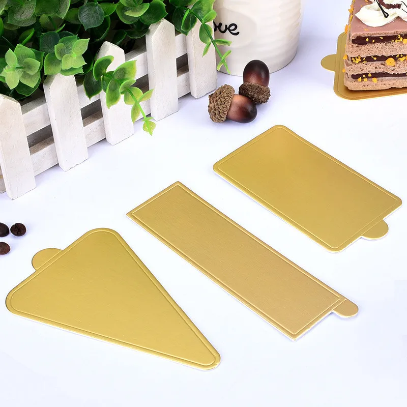 Planches à gâteaux jetables en papier épais,100 pièces,présentoirs à ...