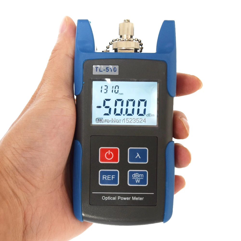 Catv -50~+26dbm Tl510c Optical Power Meter With Fc Sc Connector - Fiber ...