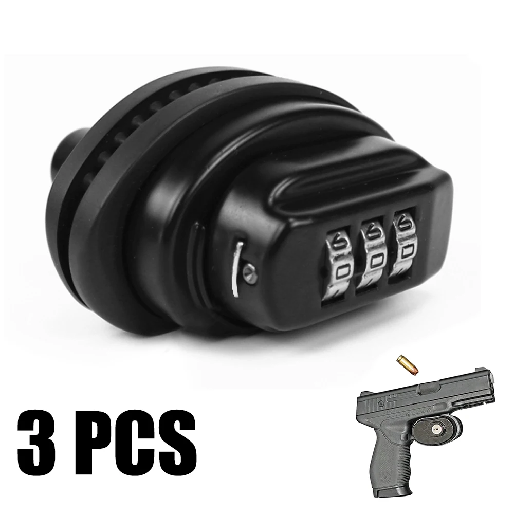 Set of 5 Combination Trigger Gun Locks Universal Firearms Pistol Rifle ...