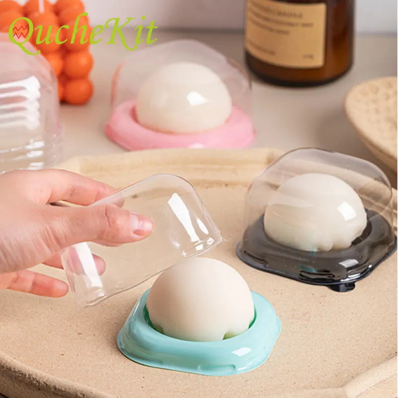 Transparent Plastic Dome | Plastic Puff Container | Plastic Packaging ...