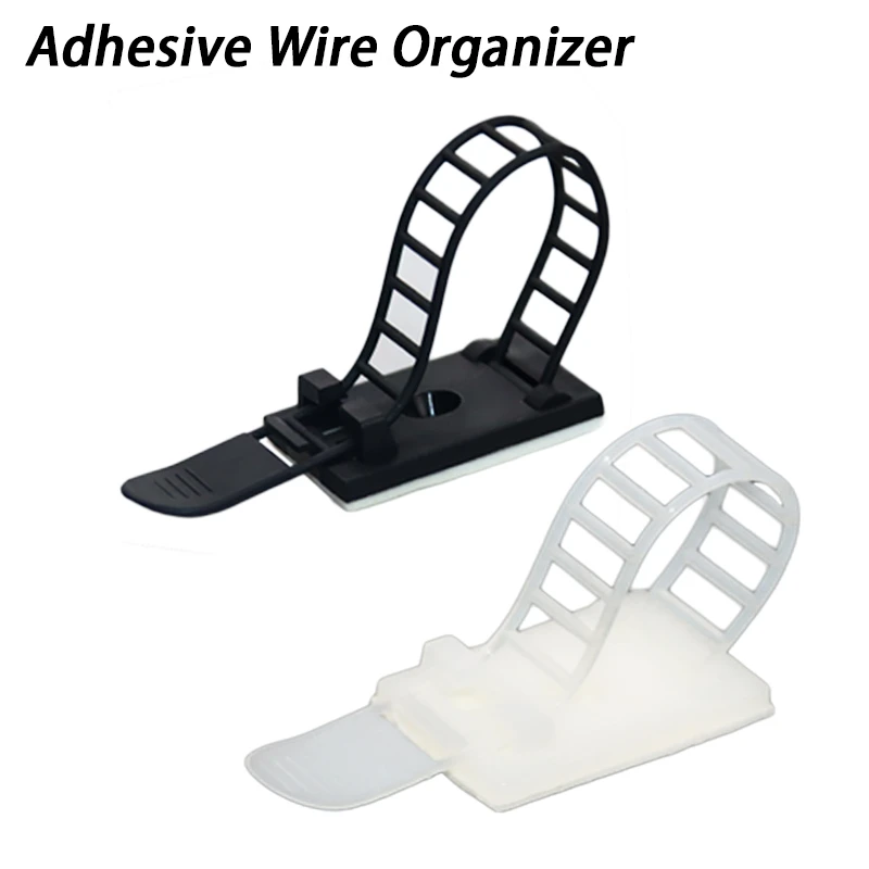 Self Adhesive Line Fixing Holder | Cable Holder Cable Organizer - 10pcs ...