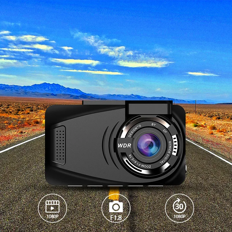 E-ACE B37 Car Dvr 3.0 Inch Mini Dash Cam GPS Tracker Car Camera Full ...