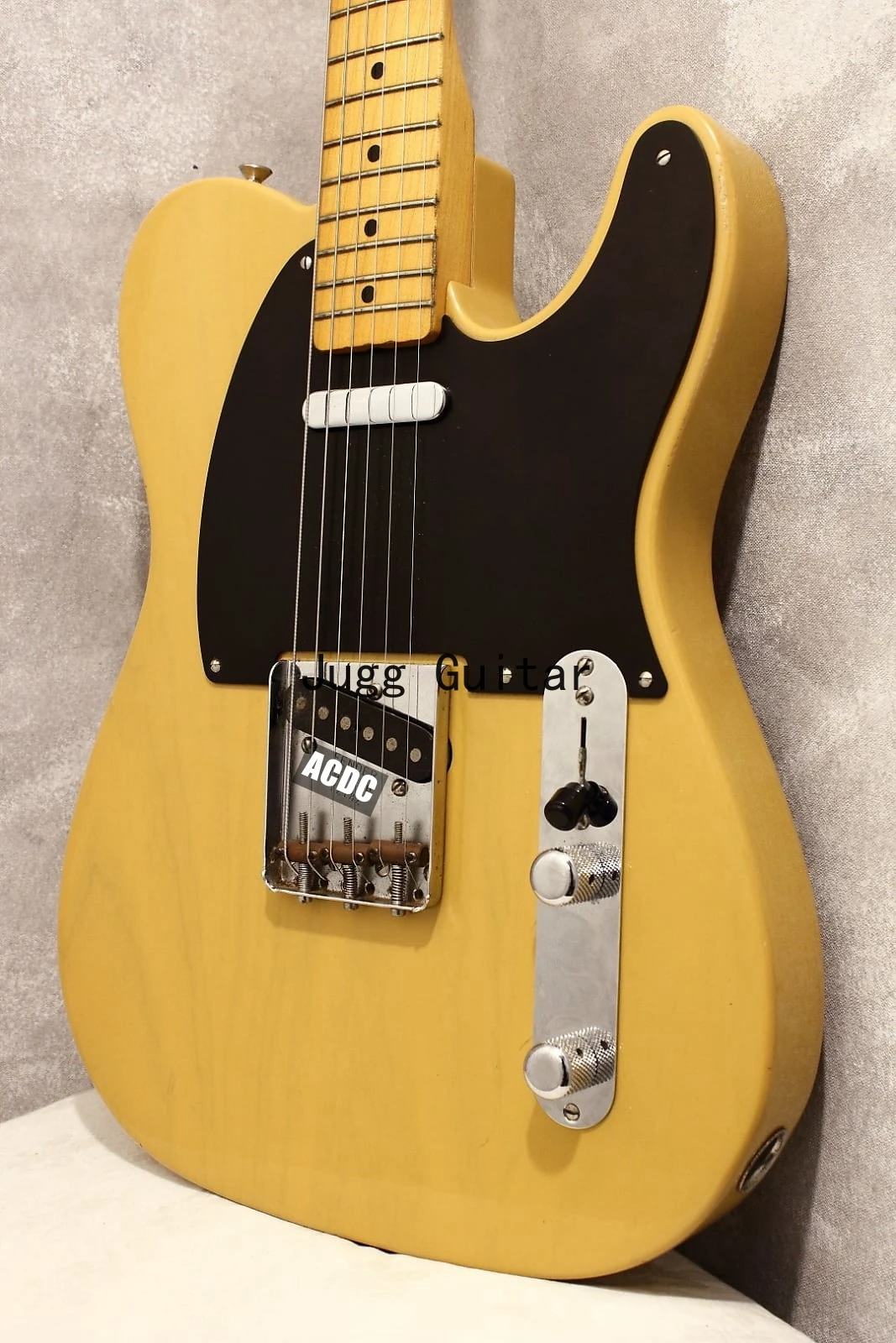 Rare Vintage 52 Butterscotch Blonde Tele Electric Guitar Low Action, No ...