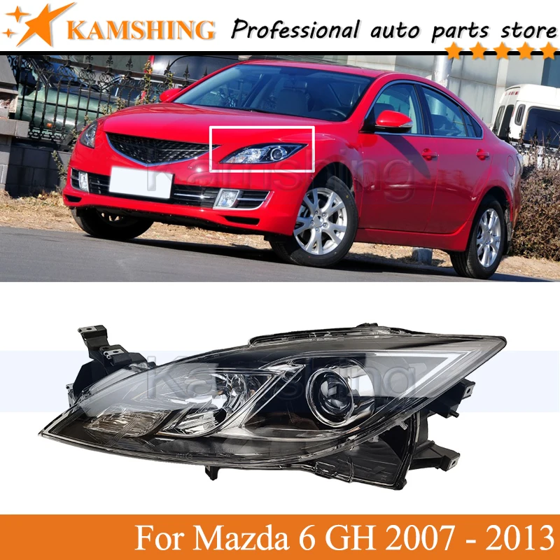 Kamshing Xenon/Halogen Front bumper headlight head light For Mazda 6 GH ...