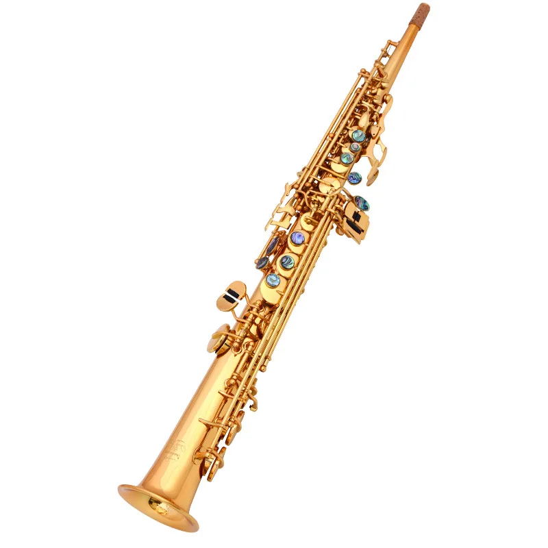 Saxophone B Flat Treble Saxophone / Tube One piece Soprano Sax a Piece ...