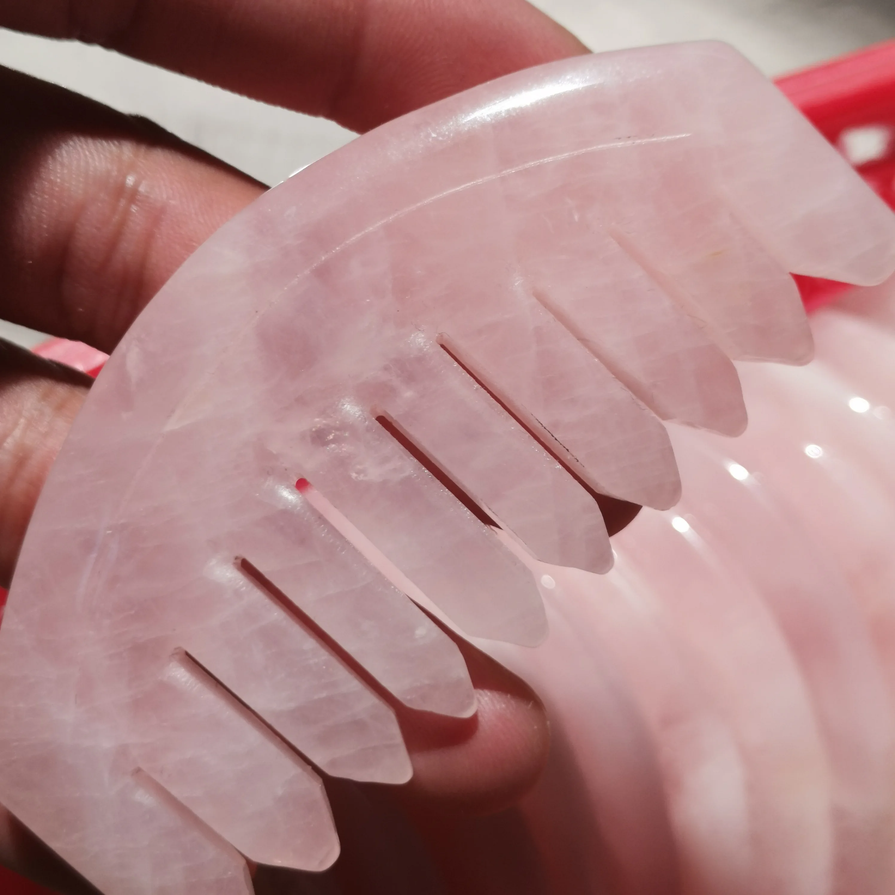 Peine-de-cristal-de-cuarzo-rosa-para-el-pelo-peine-de-piedra-de-cristal ...