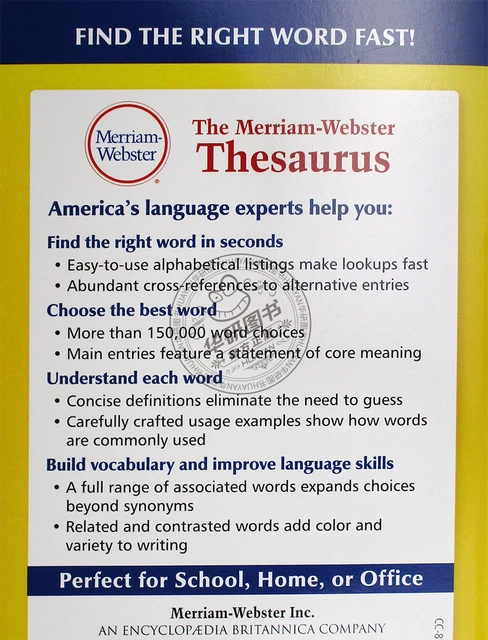 Merriam Webster Thesaurus Online
