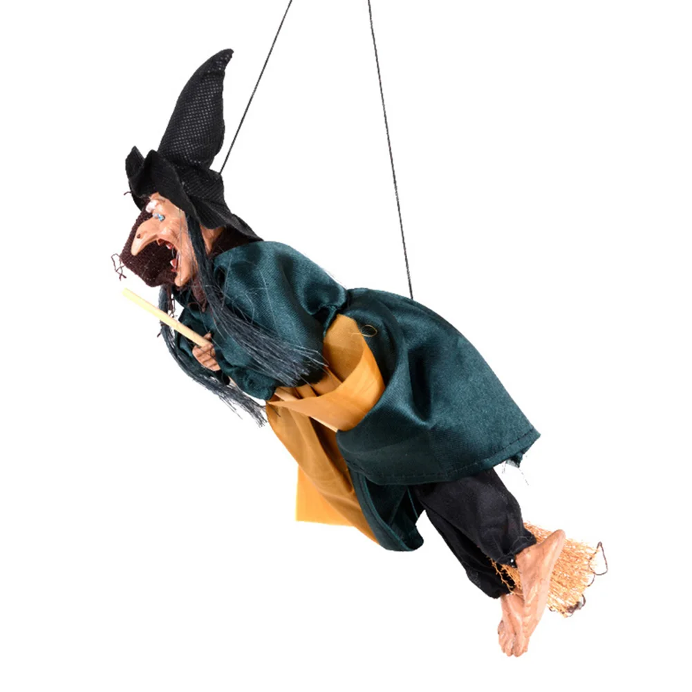 Halloween-Party-Supplies-Hanging-Witch-Sound-Control-Glowing-Eyes-and ...