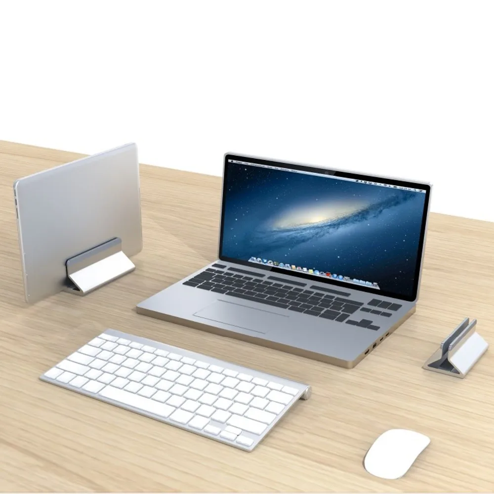 Besegad Vertical Aluminium Portable Notebook Mount For MacBooks | PC ROOM