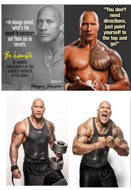 Dwayne Johnson Motivational Posters