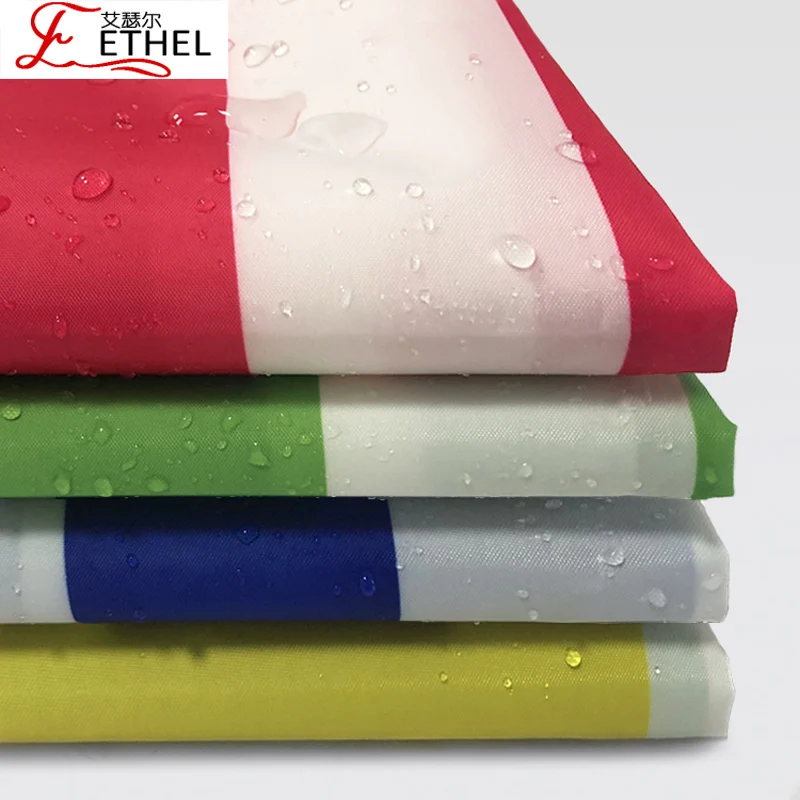 1m-1-5m-210D-Stripe-Waterproof-fabric-Tent-Oxford-PU-Coated-Rain-Cover ...