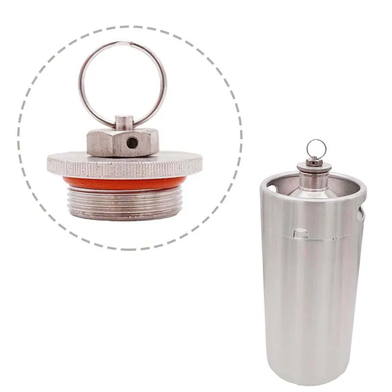 Homebrew Mini Beer Keg Lid with Pressure Relief valve Beer Growler Lid ...