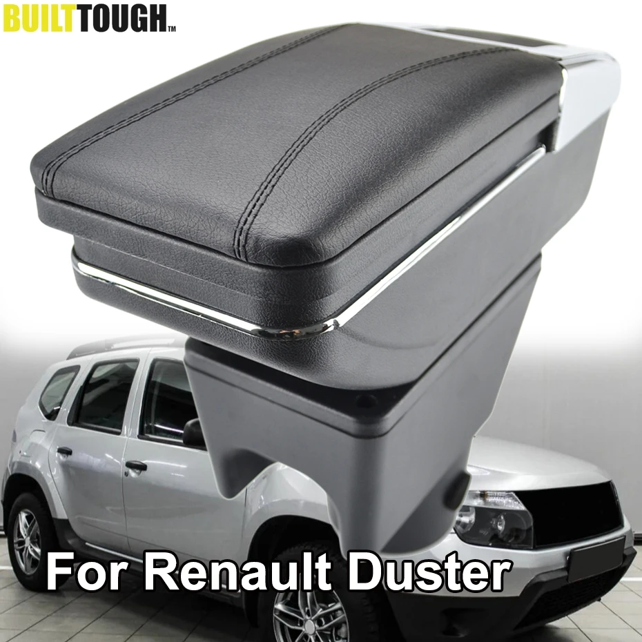 Arm-Rest-Rotatable-Storage-Box-For-Renault-Dacia-Duster-I-2010-2015 ...