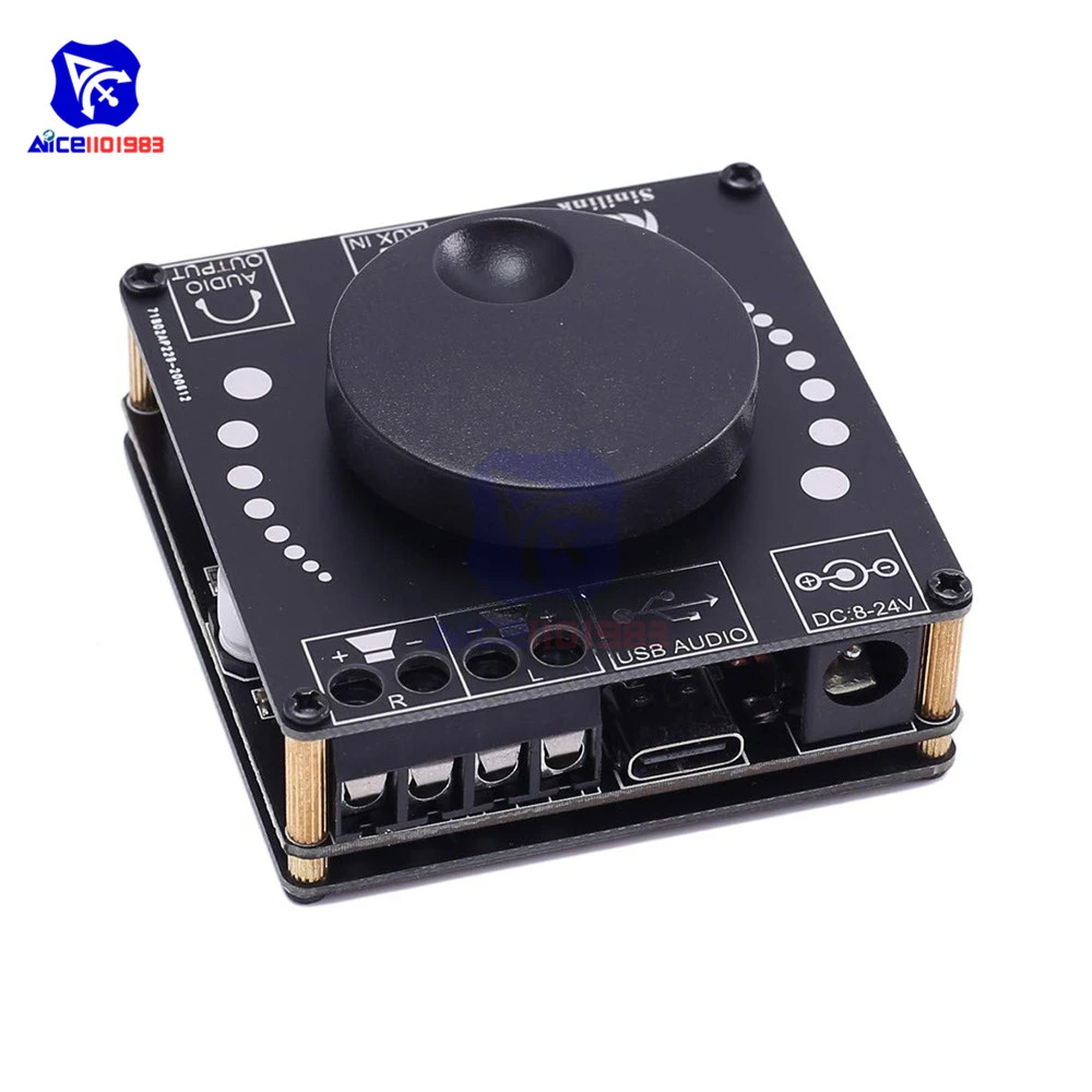 diymore Wireless Bluetooth BLE5.0 Audio Stereo Module 20Wx2 USB Type C ...