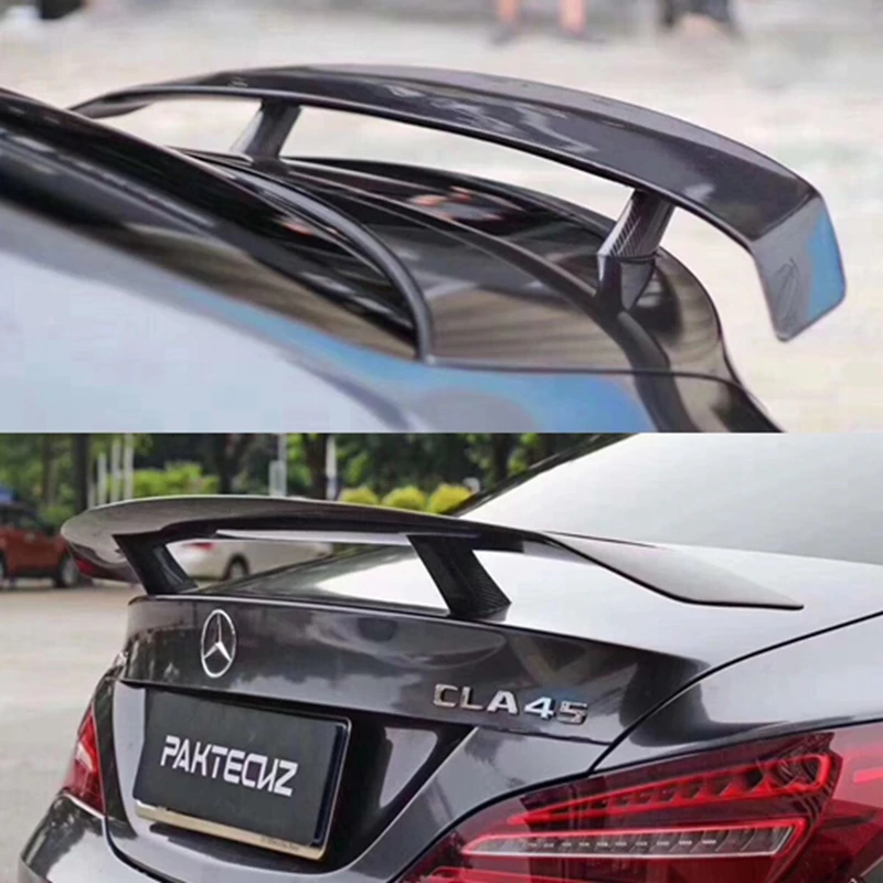 GT-Spoiler-For-Mercedes-CLA-Wing-CLA45-W117-C117-Matt-Carbon-Fiber-Rear ...