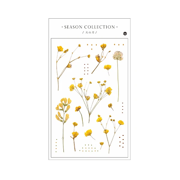 1 шт пуля журнал Стикеры S листьев растений цветочным узором Стикеры S Сделай Сам наклейки для