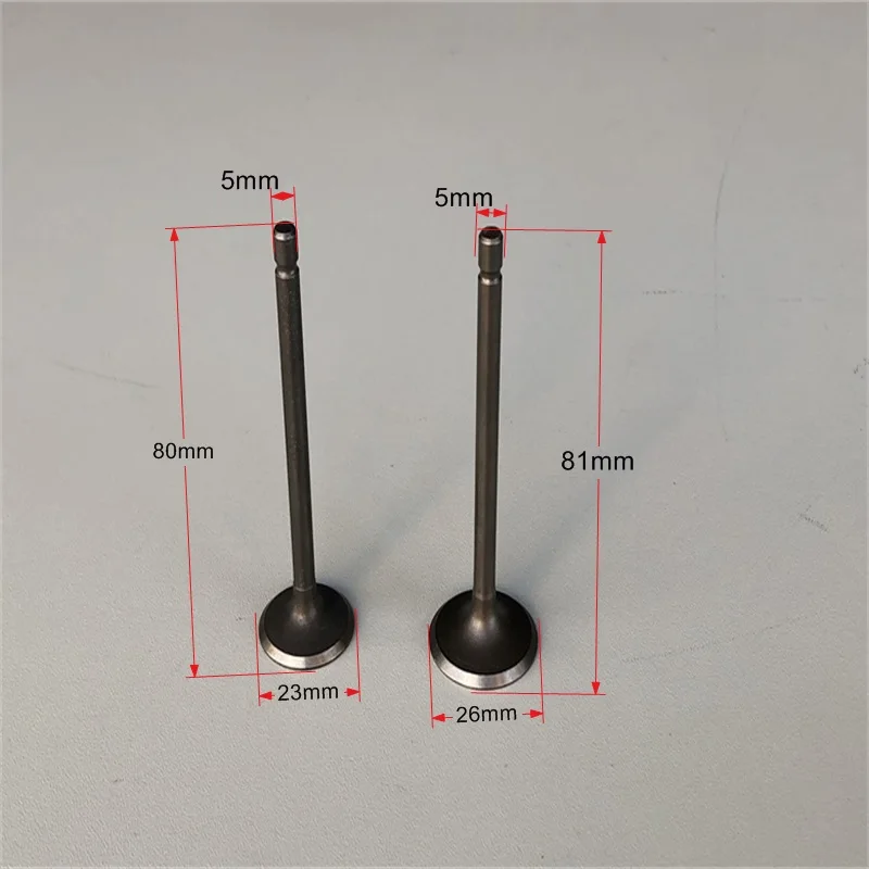 Scooter Engine Valve Intake Exhaust Stem Valve pipe For Haojue Suzuki ...